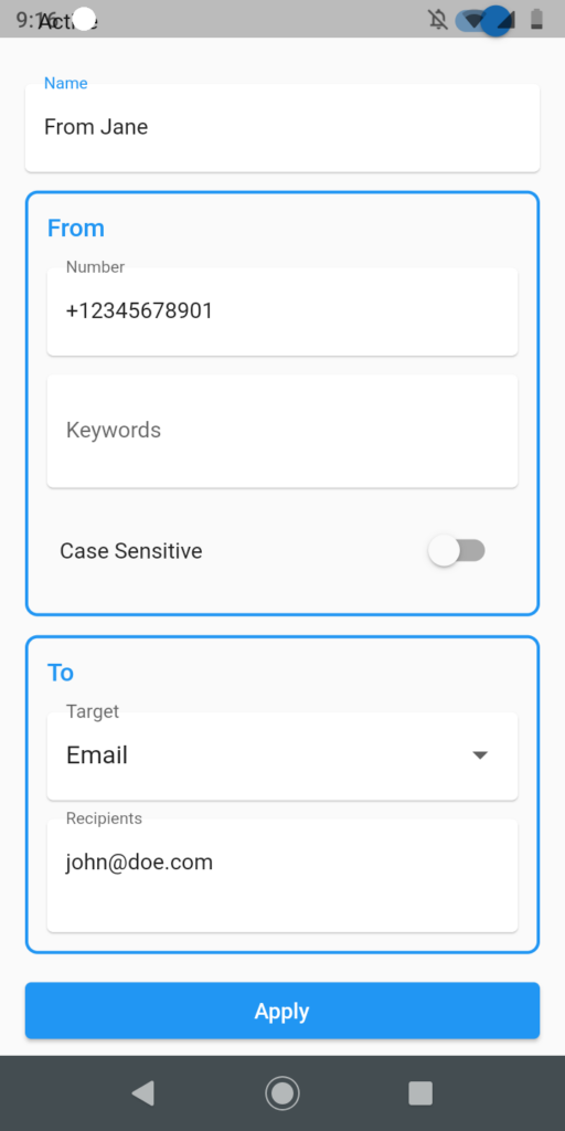 How To Enter A Phone Number In International Format AutoForward SMS